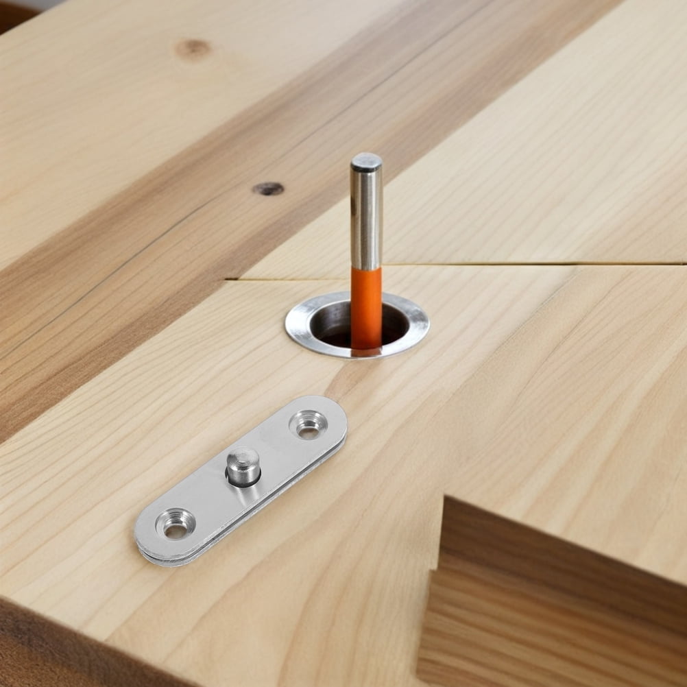 MLINS 6pcs 360 Degree Rotatable Door Pivot Hinges Heavy Duty Stainless ...