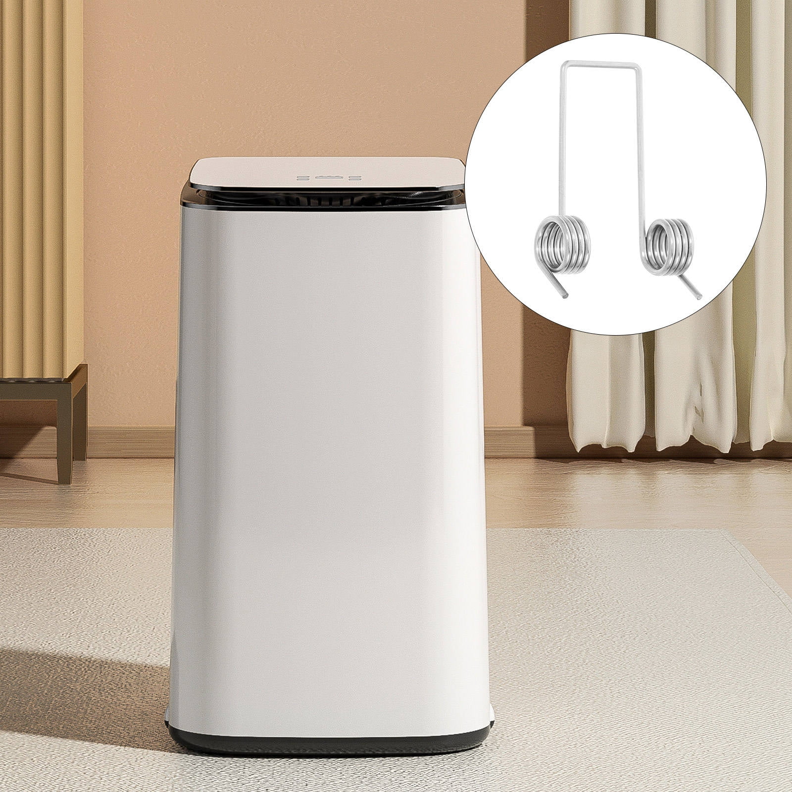 MLINS 6pcs Can Lid Torsional Spring Rubbish Bucket Spring Replacement ...