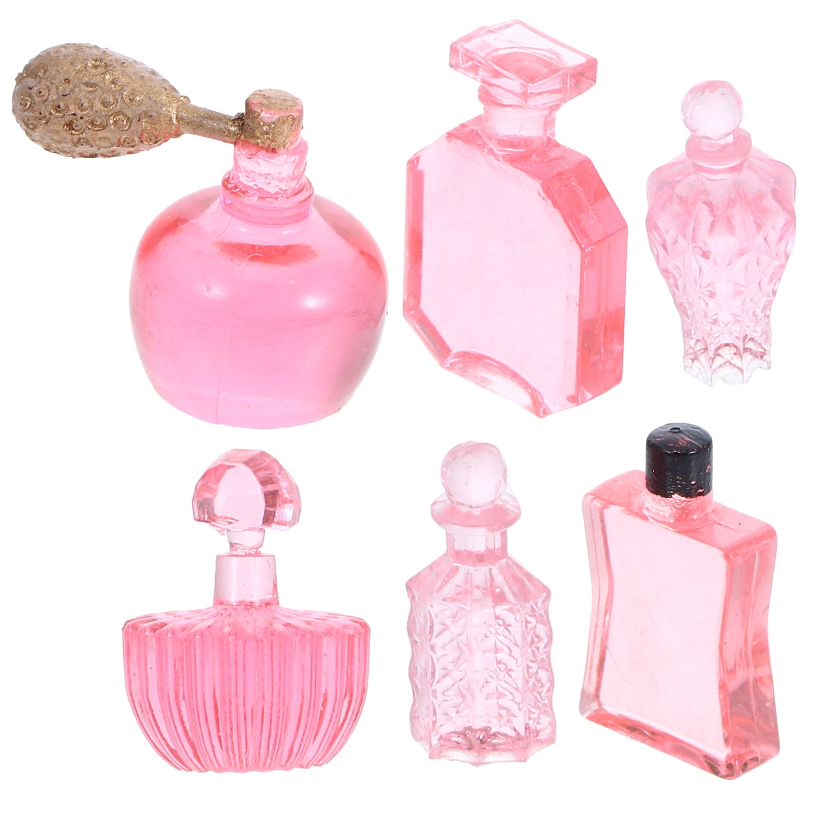 MLINS 6pcs Dollhouse Perfume Bottle Decor Resin Miniature Bottles DIY ...