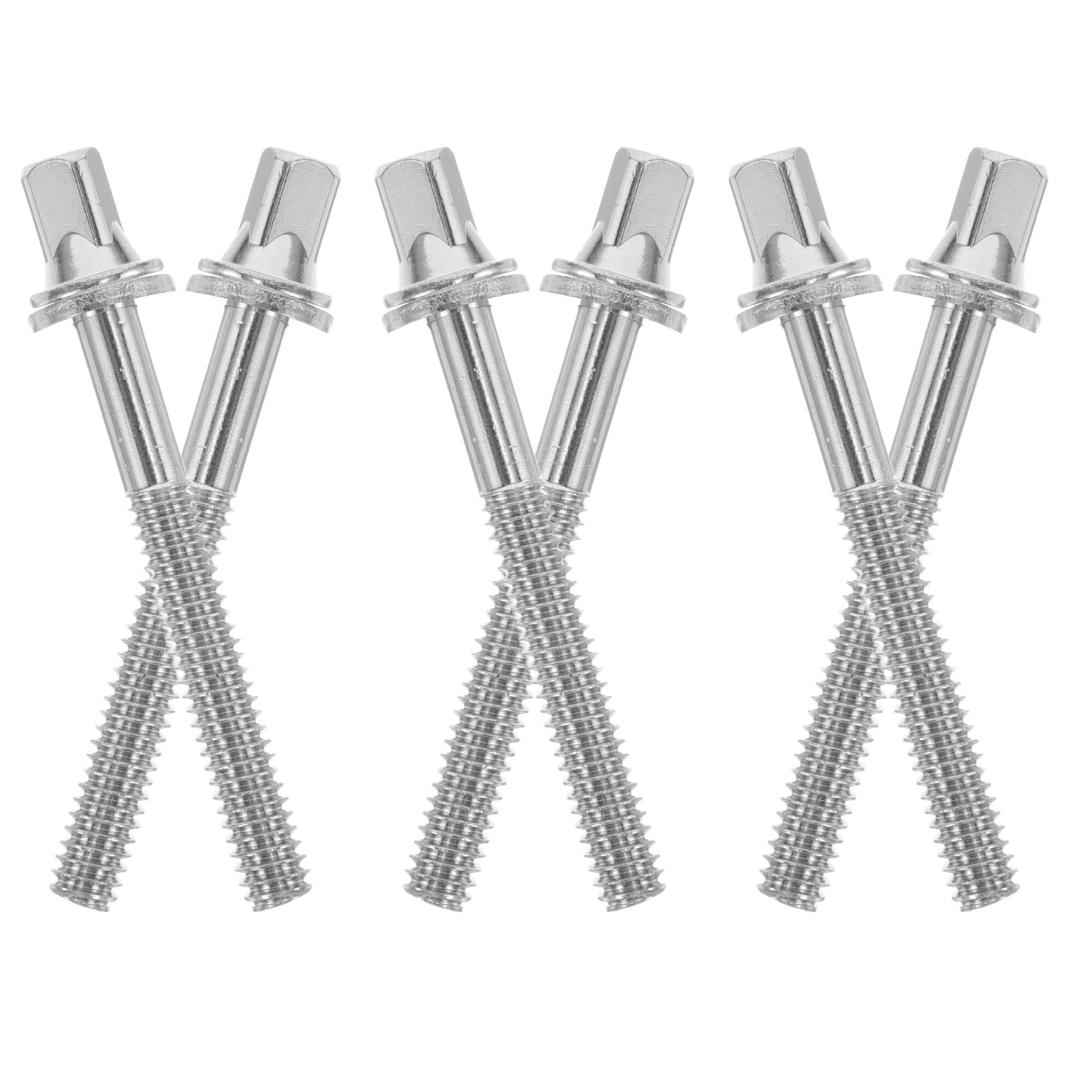 MLINS 6pcs Drum Tension Rods Snare Drum Hardware Replacement Parts ...