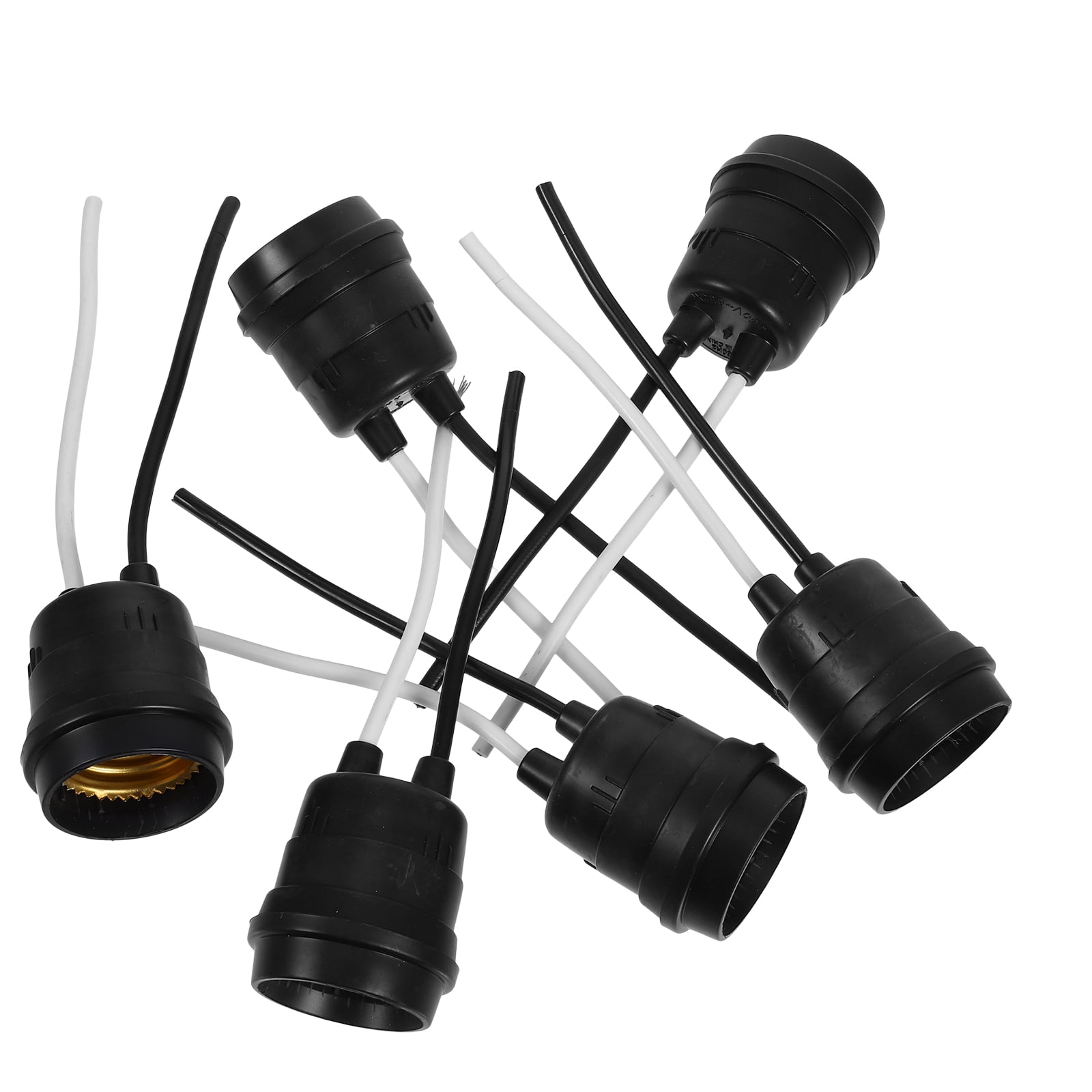 MLINS 6pcs E27 Lamp Holder with Cord Waterproof Bulb Holder Light ...