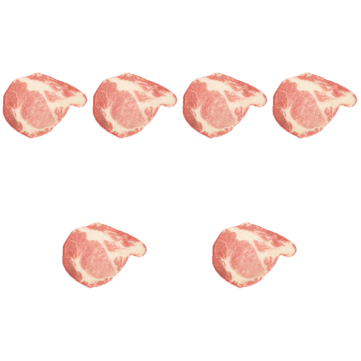 MLINS 6pcs Fake Beef Prop Photography Beef Model Artificial Meat Prop ...