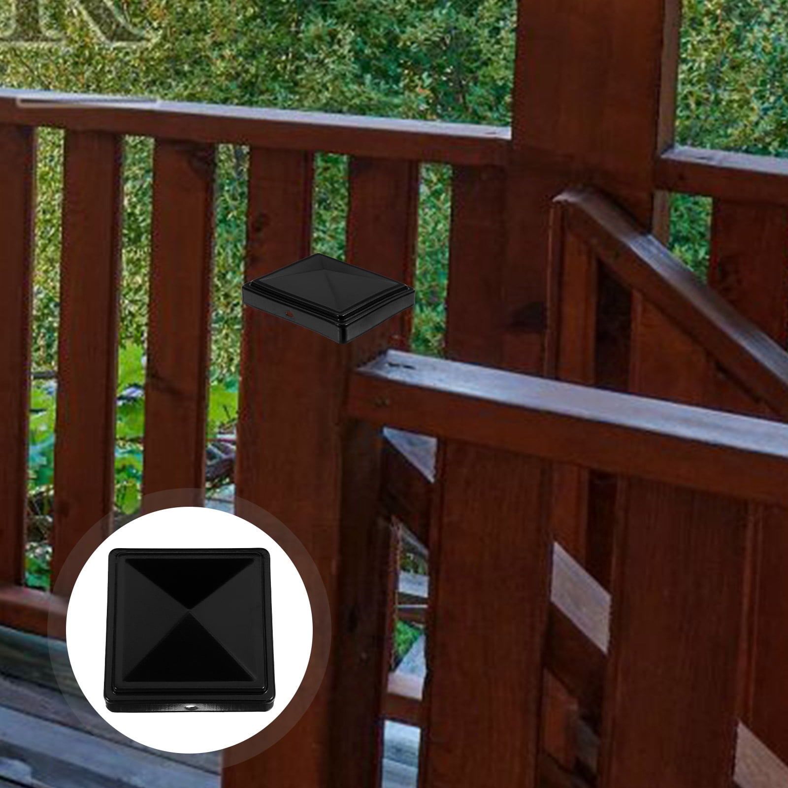 MLINS 6pcs Fence Toppers for Garden Fence Cap Cover Protection Topper ...