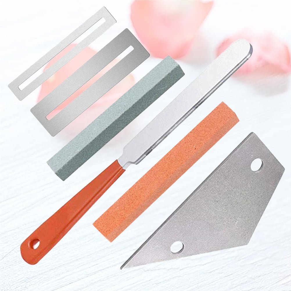 MLINS 6pcs Guitar Luthier Tool Kit Guitar Fret Crowning File 2 Hole ...