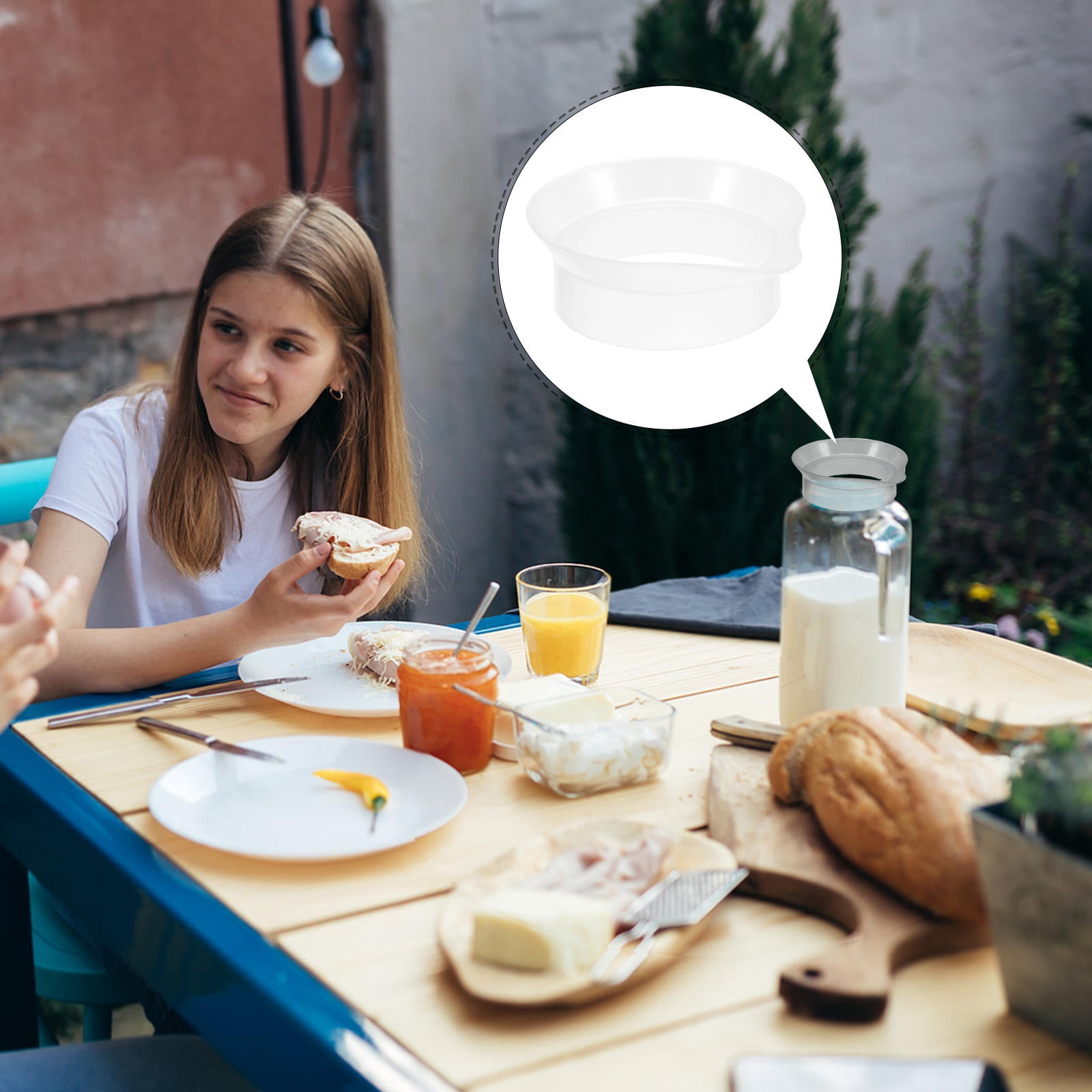 MLINS 6pcs Hot Water Bottles Leakproof Spout Plastic Kettle Pourer ...