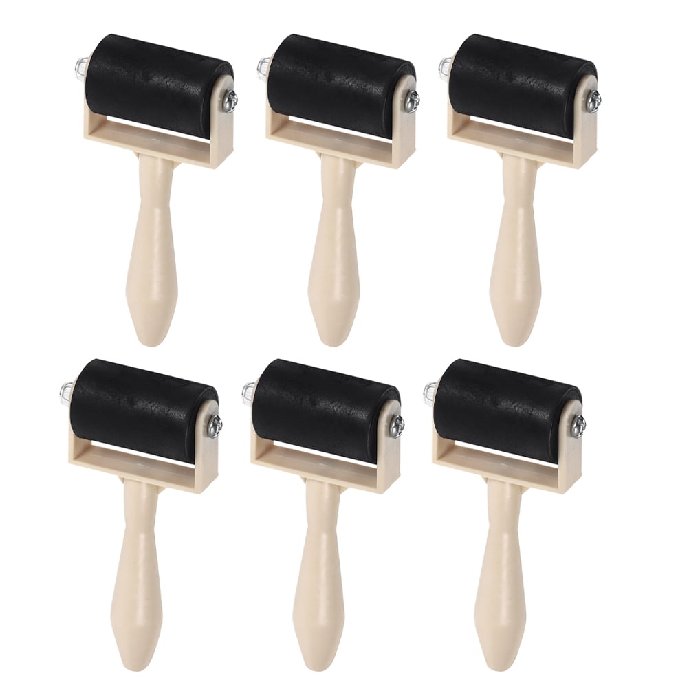 MLINS 6pcs Kids Printmaking Roller Set Ink Rollers for Crafting DIY Art ...