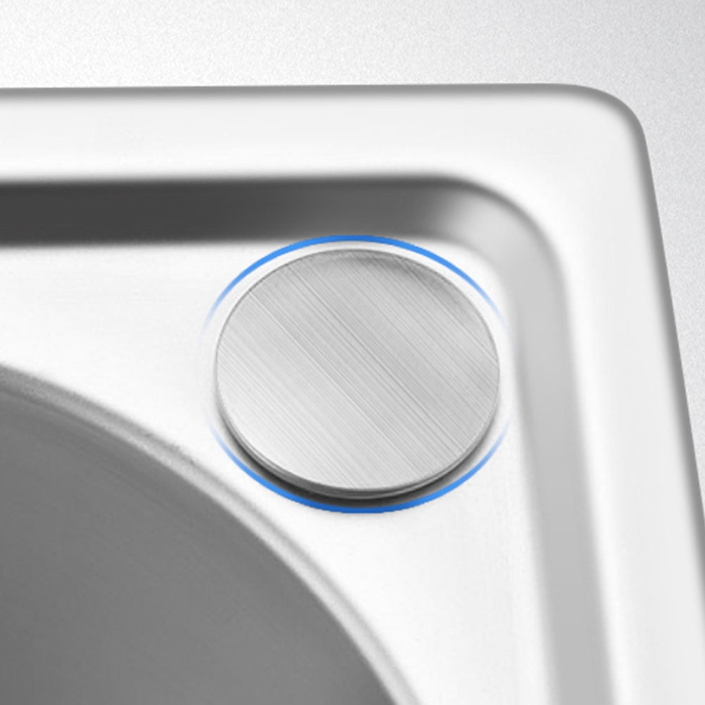 MLINS 6pcs Kitchen Sink Hole Plugs Stainless Steel Sink Hole Cover ...