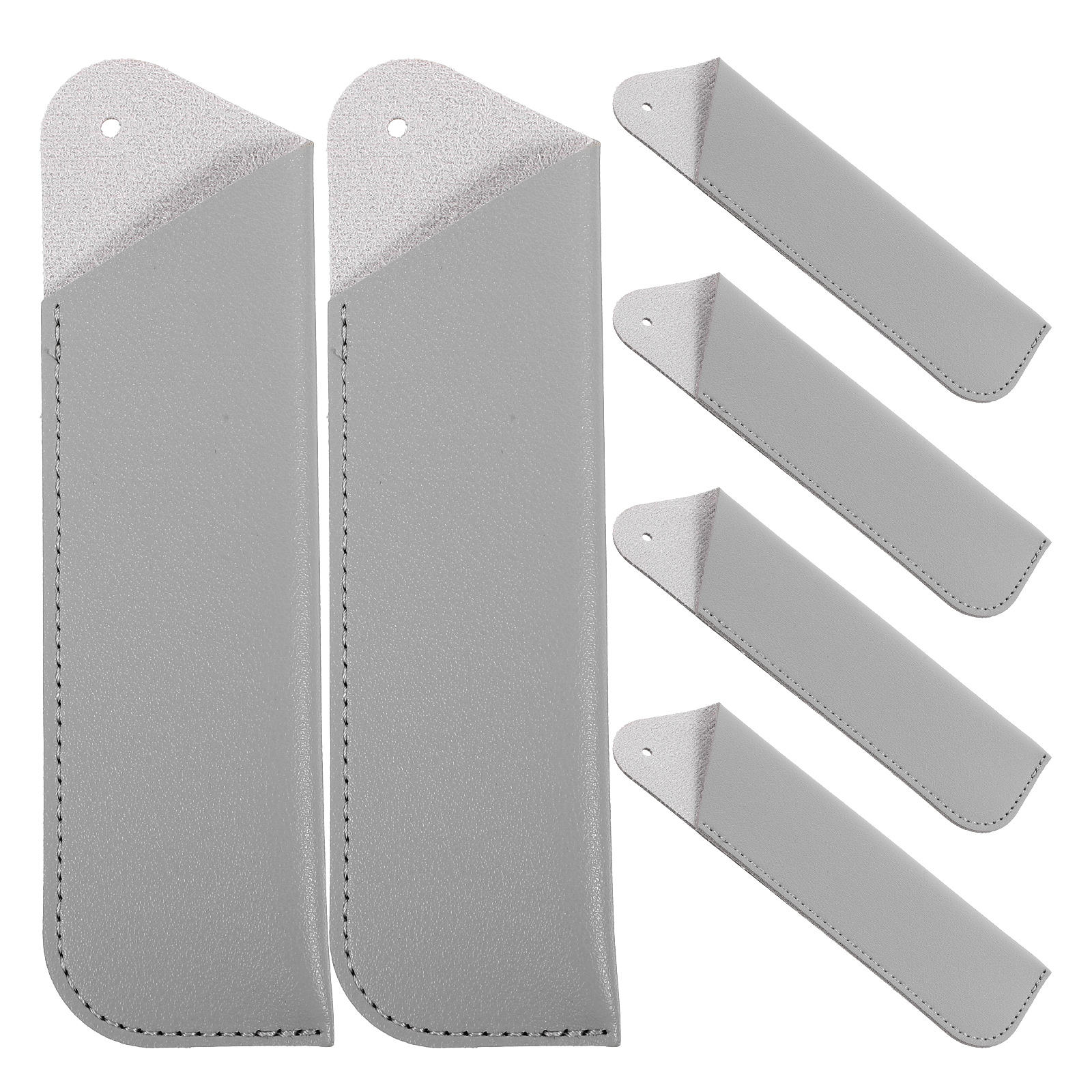 MLINS 6pcs Pen Sleeve Portable Pen Pouch Bag Leather Fountain Pen ...