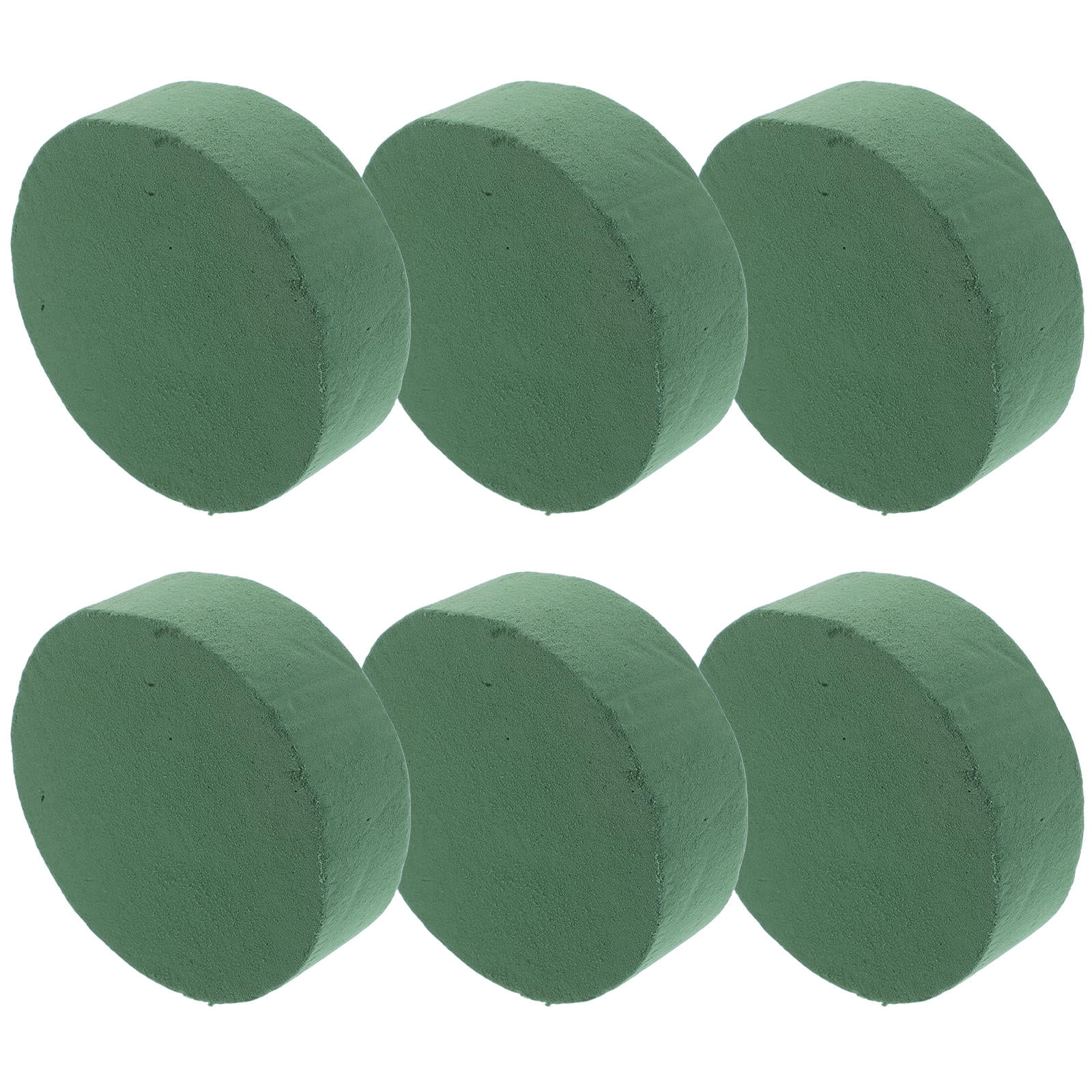 MLINS 6pcs Round Floral Foam Blocks 4.5 Inch Wet and Dry Flower Foam ...