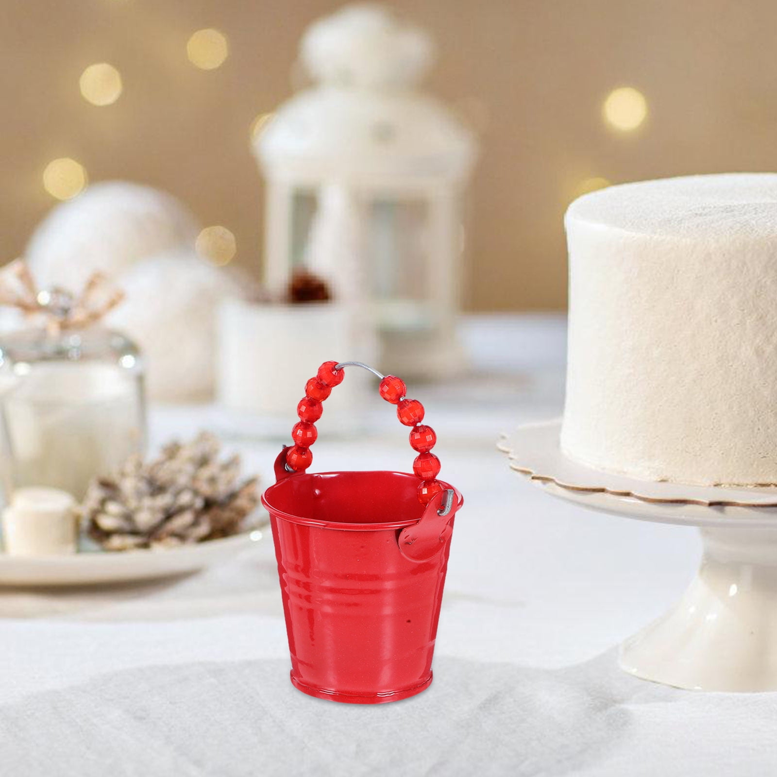 MLINS 6pcs Small Tin Buckets for Crafts and Party Favors Mini Iron ...