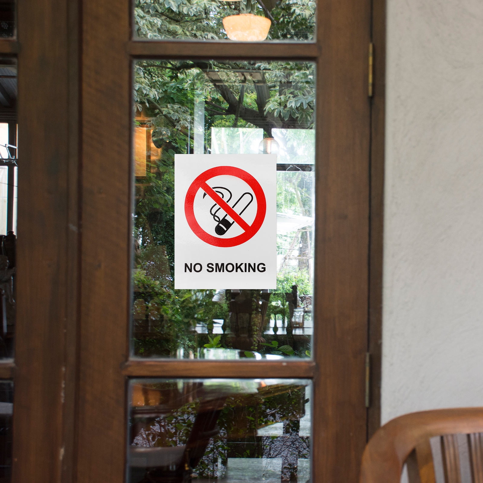 MLINS 6pcs No Smoking Sign Shops No Smoking Decal Workplace No Smoking ...