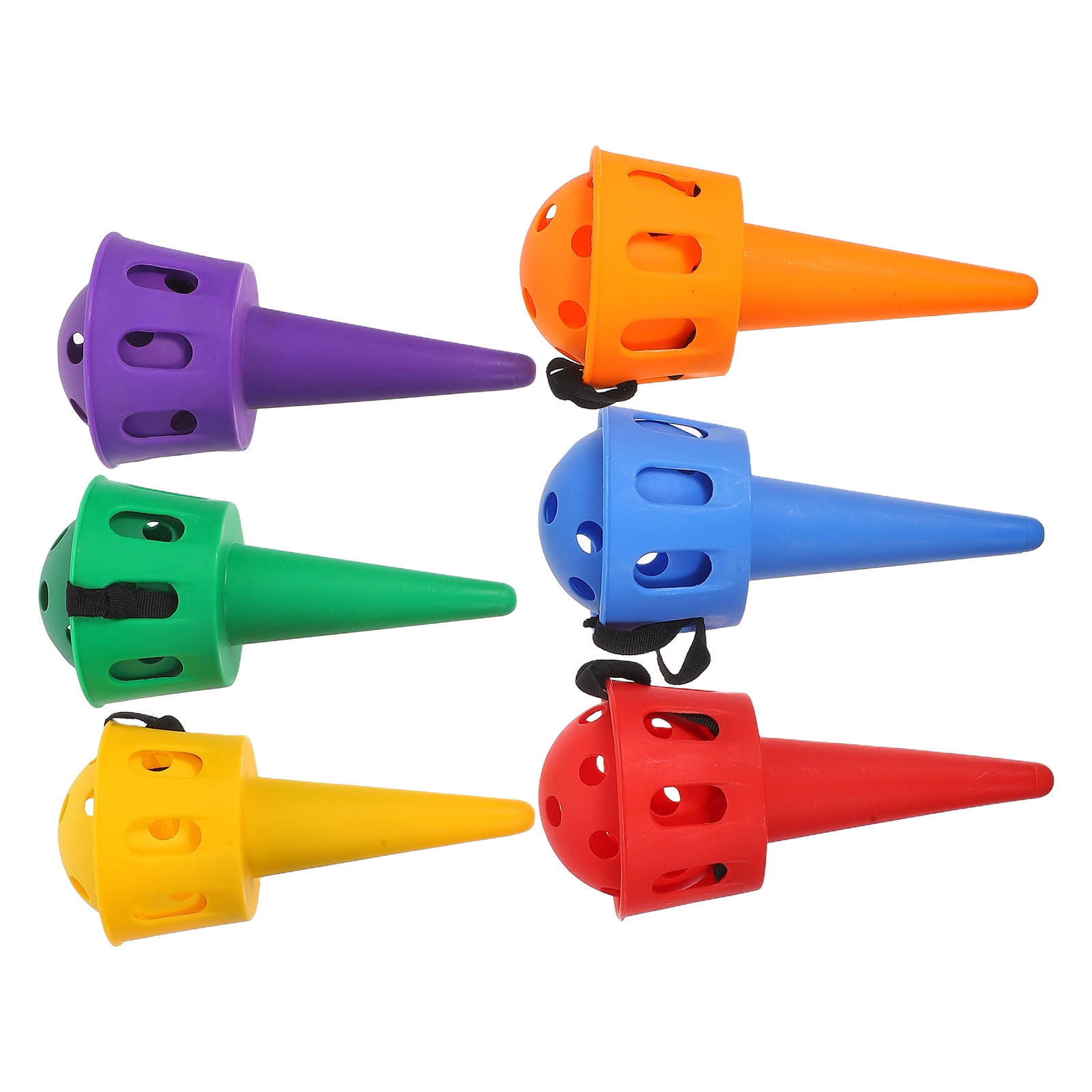 MLINS 6pcs Soft Toss Catch Ball Toy Set For Kids Sensory Activity Balls ...