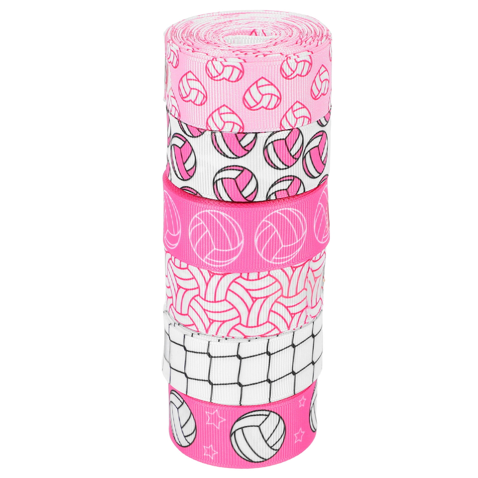 MLINS 6pcs Sports Volleyball Ribbons for Crafting Sewing Grosgrain ...