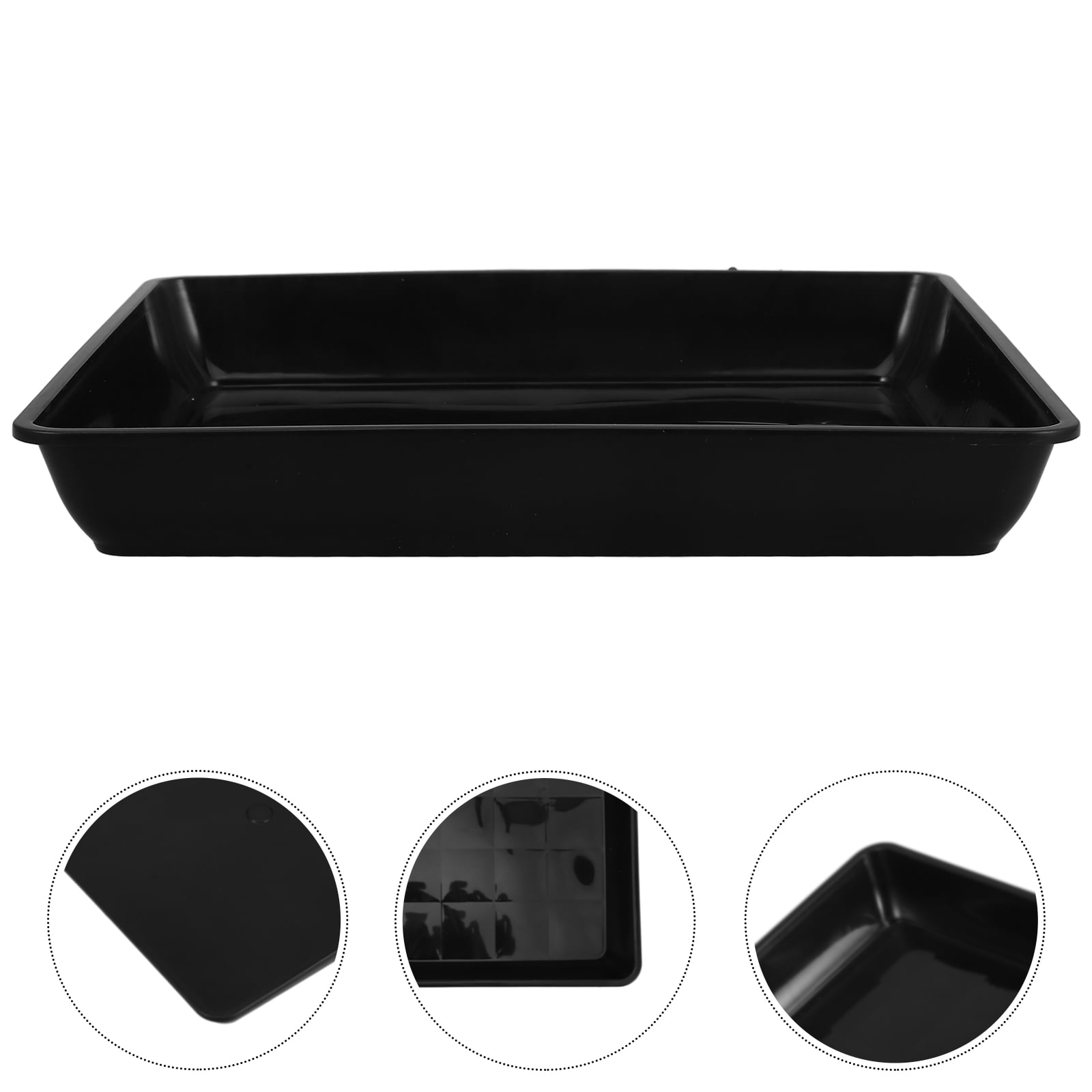 MLINS 6pcs Square Plant Tray Set Planter Water Catcher Tray Square ...