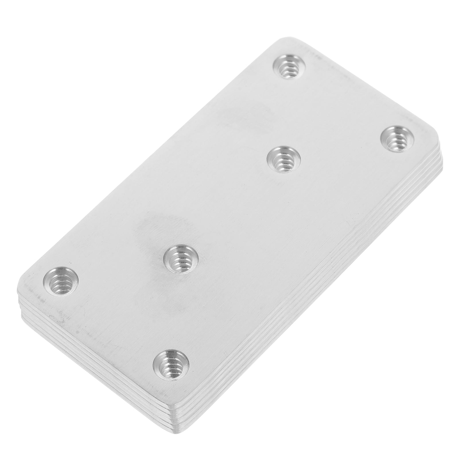 MLINS 6pcs Stainless Steel Flat Brackets Flat Corner Bracket Straight ...