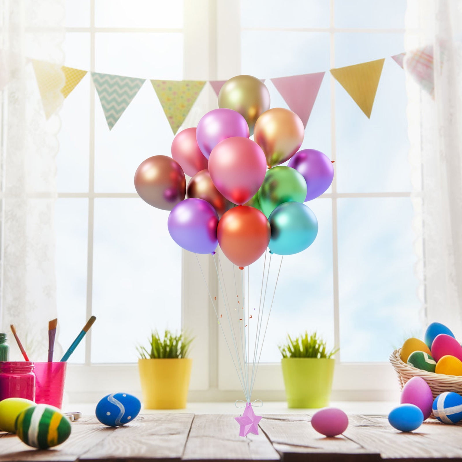 MLINS 6pcs Star Securing Anchor Weights For Balloons Star Weight ...