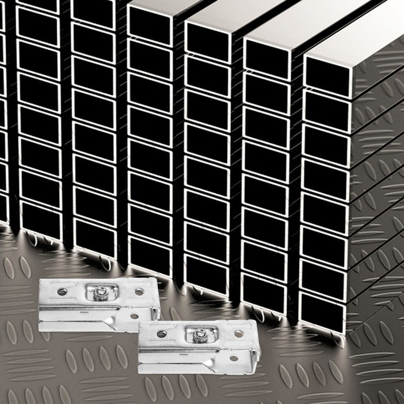 MLINS 6pcs Structural Connectors 2 Way Clamps Stainless Steel Corner ...