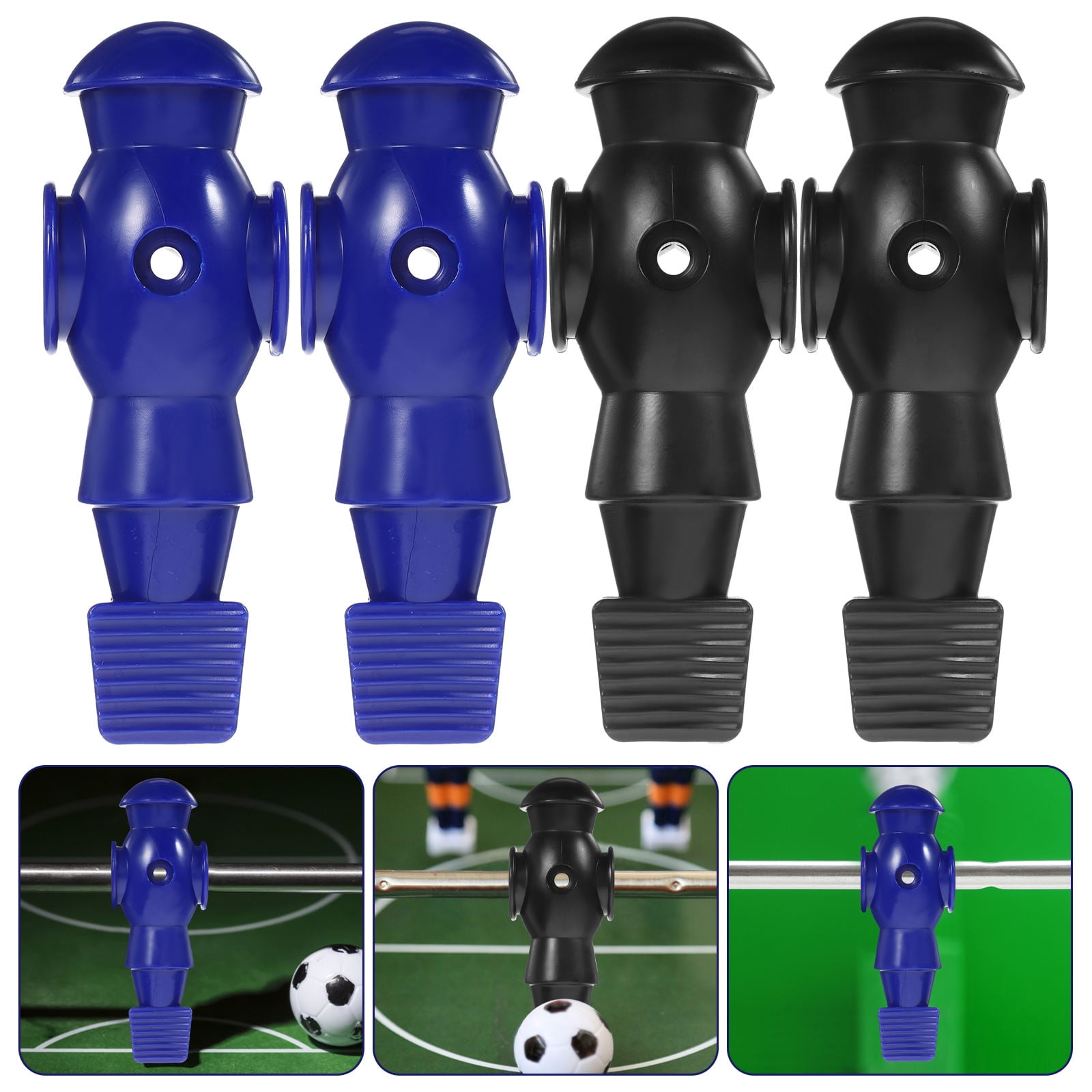 MLINS Assorted Color Foosball Replacement Players Set for Table ...
