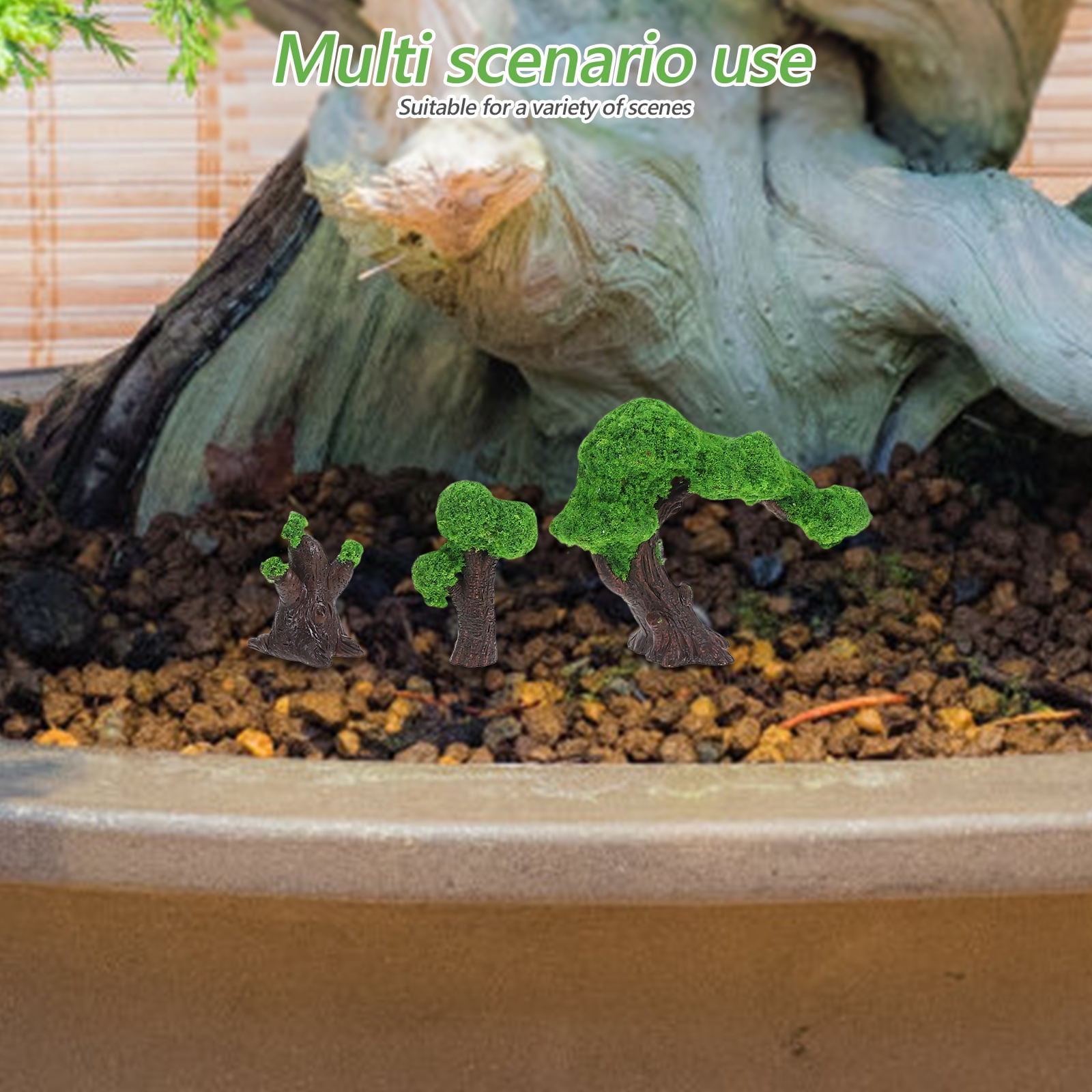 MLINS 6pcs Toy Trees Model Tree Mini Crafts Train Scenery Architecture ...