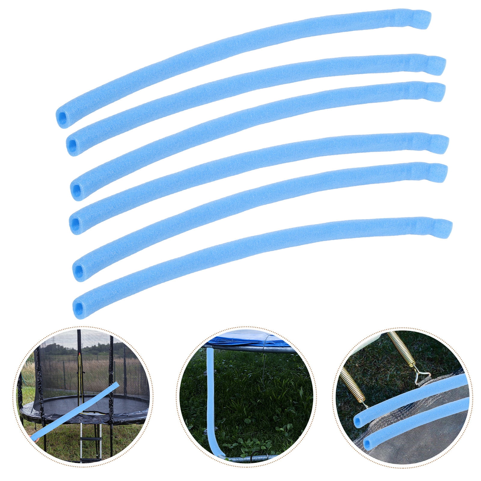 Top Pole Net Connectors Lyreh 6pcs Trampoline Pole Covers T-Tube ...