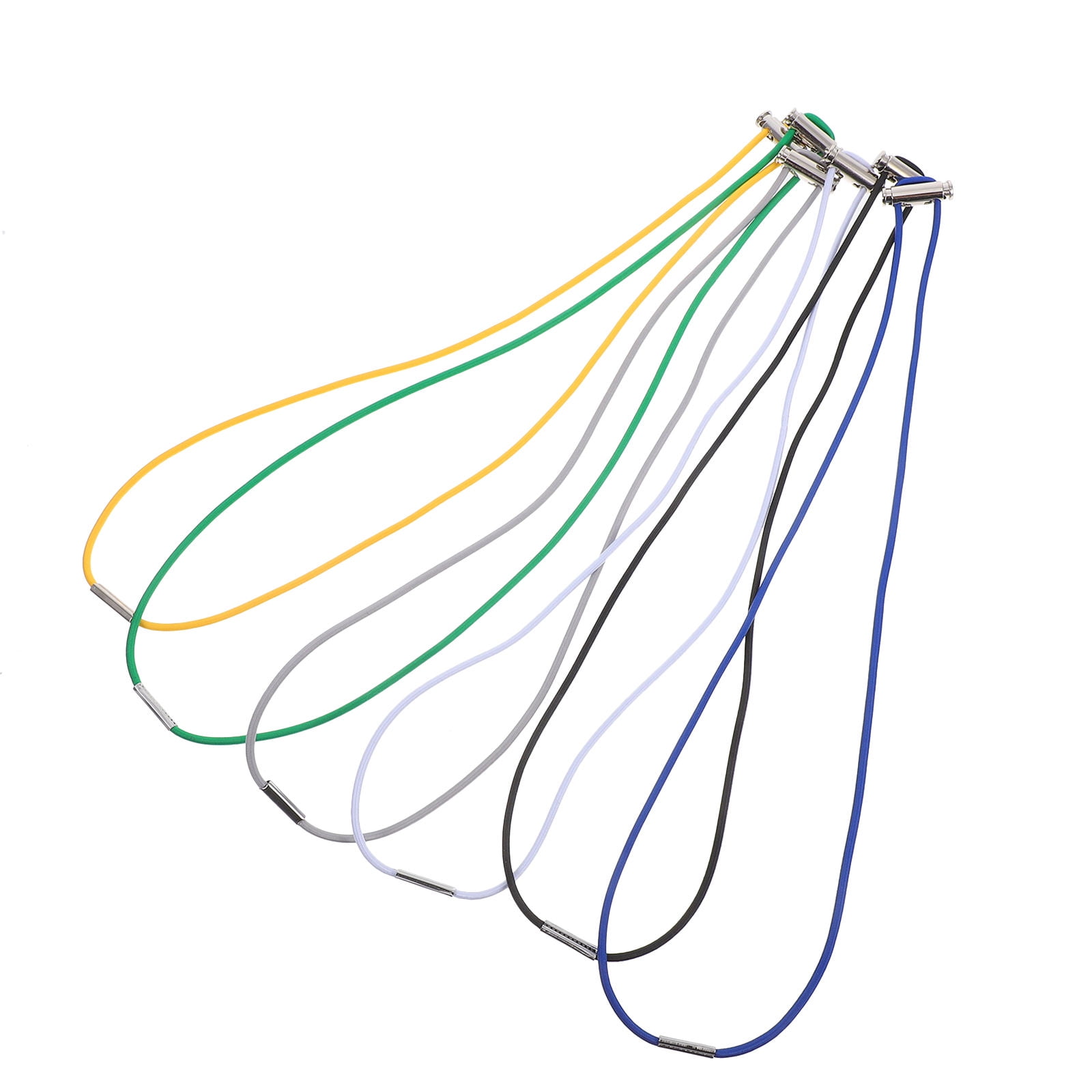 DINHEAROM Trash Can Bands Assorted Color 6Set 27.51X0.12X0.12in ...