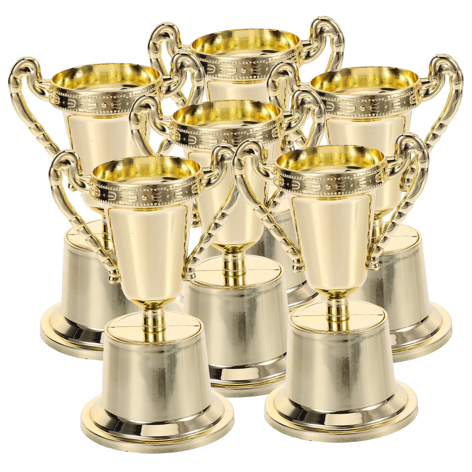 MLINS 6pcs Trophy Cup Party Competition Plastic Trophy Shaped Trophy ...