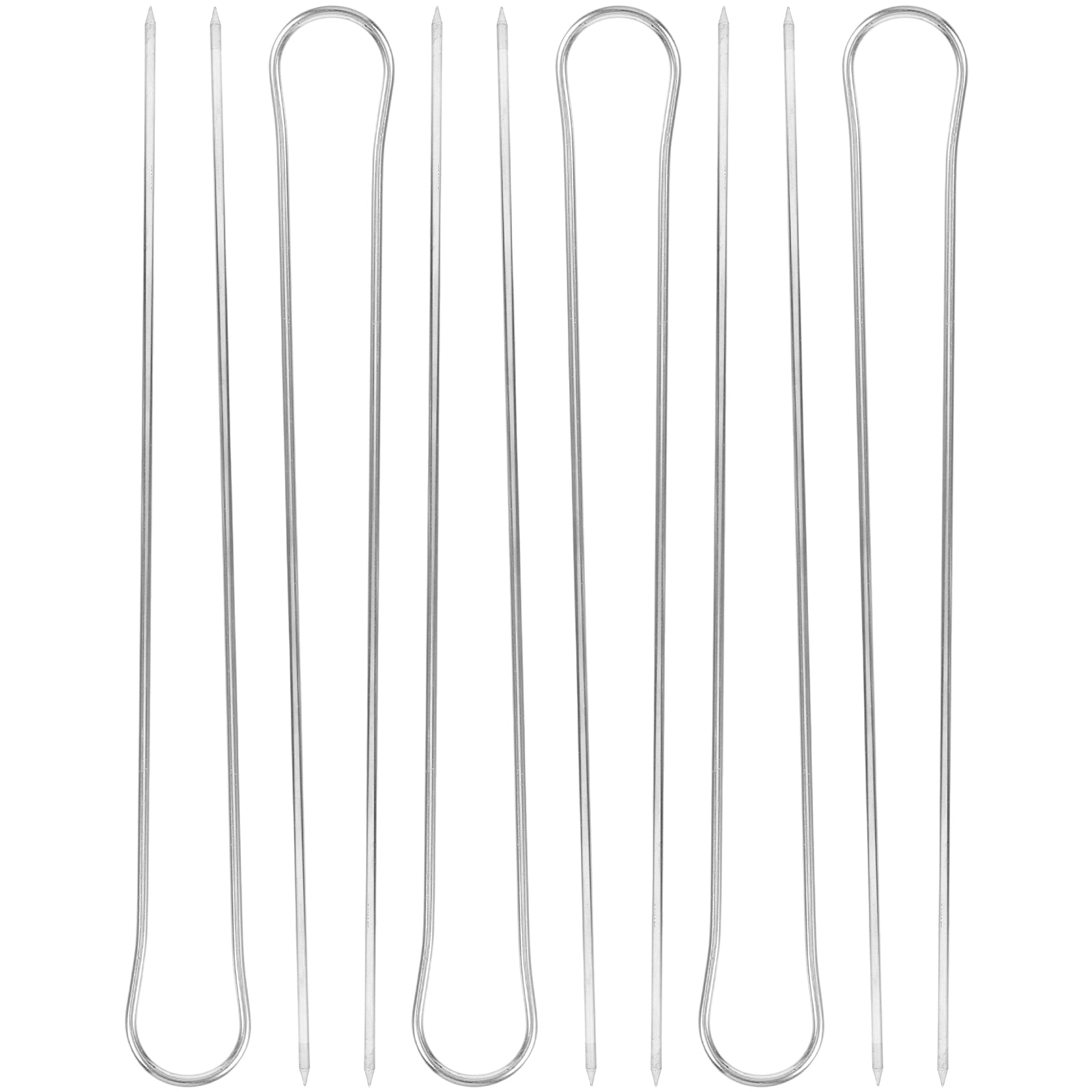 MLINS 6pcs U-Shaped Stainless Steel BBQ Skewers Barbecue Needles for ...