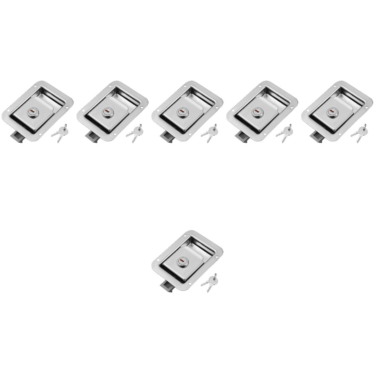 MLINS 6pcs WINOMO Stainless Steel Paddle Handle Lock Door Latch Heavy ...