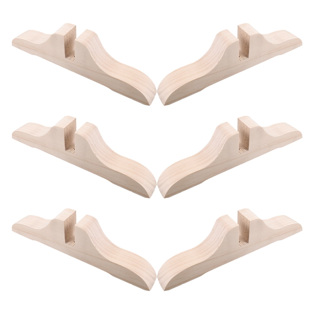 MLINS 6pcs Wood Room Divider Stand Folding Screen Holder Stand ...