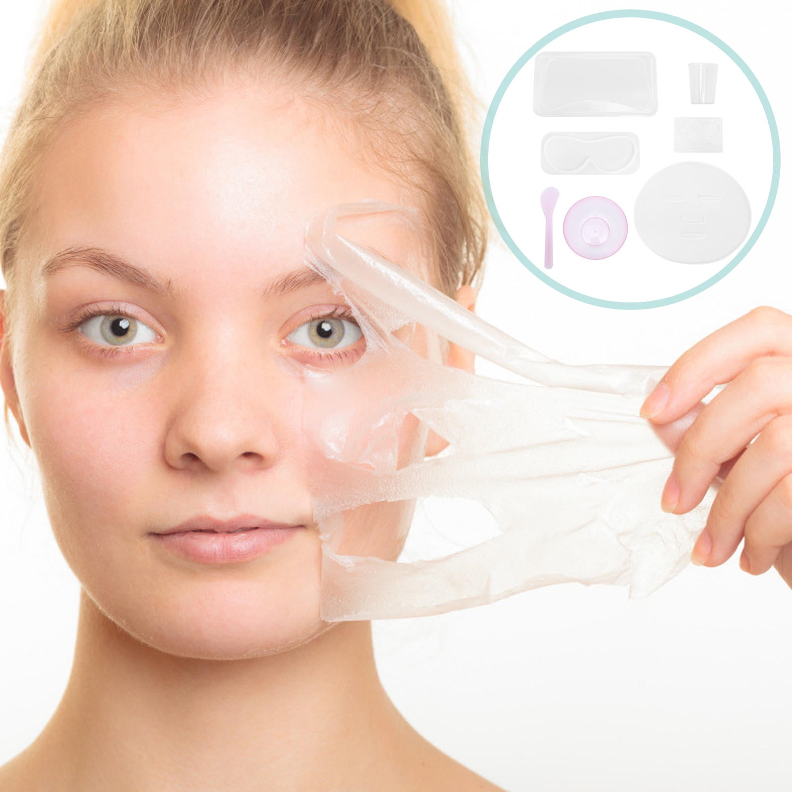 MLINS 7 Pcs Seaweed Mask Mold Creative Mask Mold Reusable PVC For DIY ...