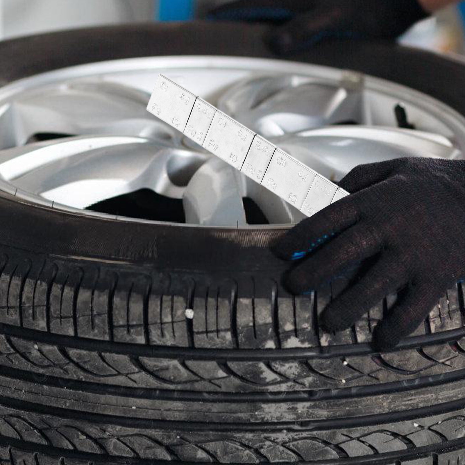 MLINS 7 Strips Car Wheel Balance Weights Vehicle Tire Balance Weight ...