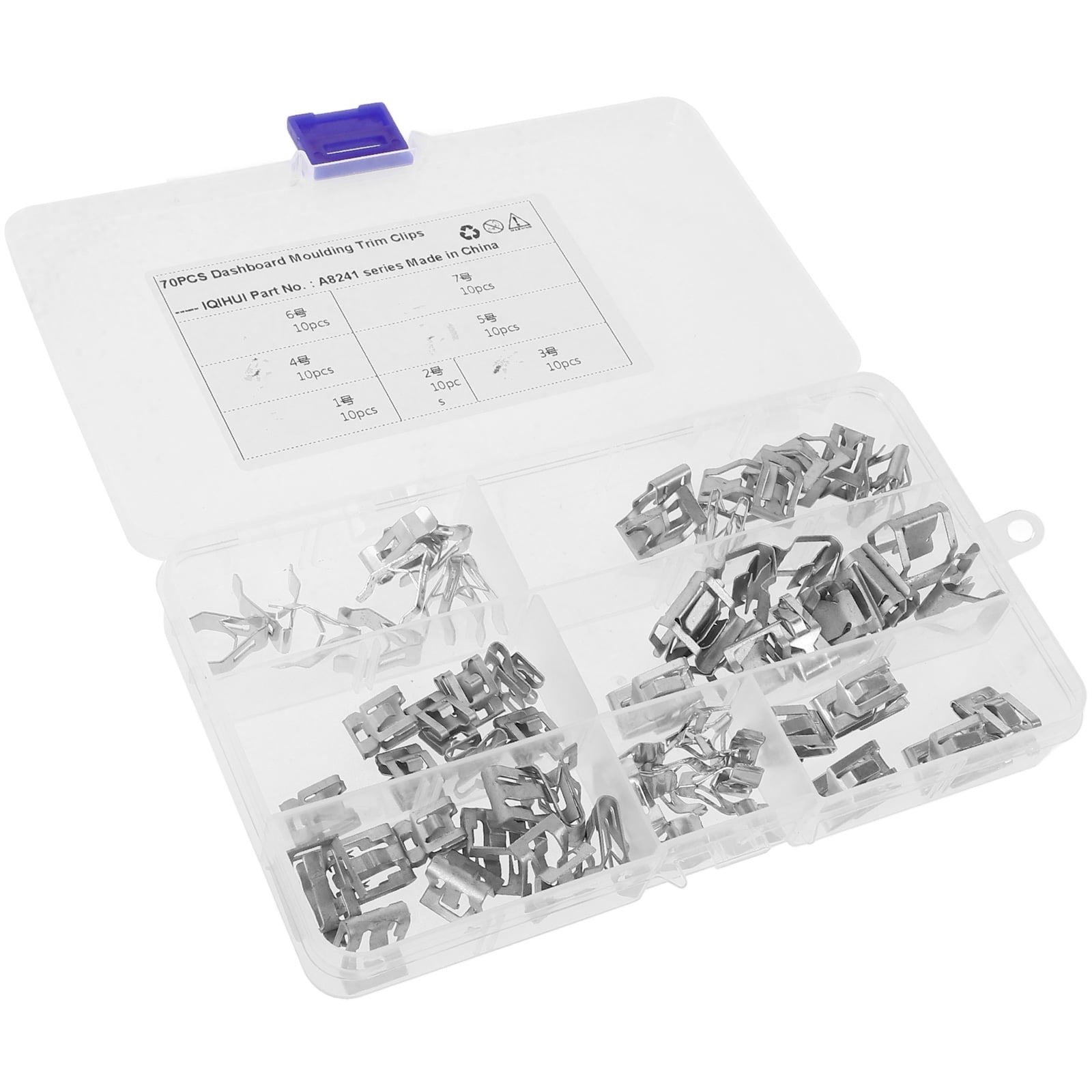 MLINS 70 Pcs Automotive Fasteners Dash Panel Trim Clips Fixing Cars ...