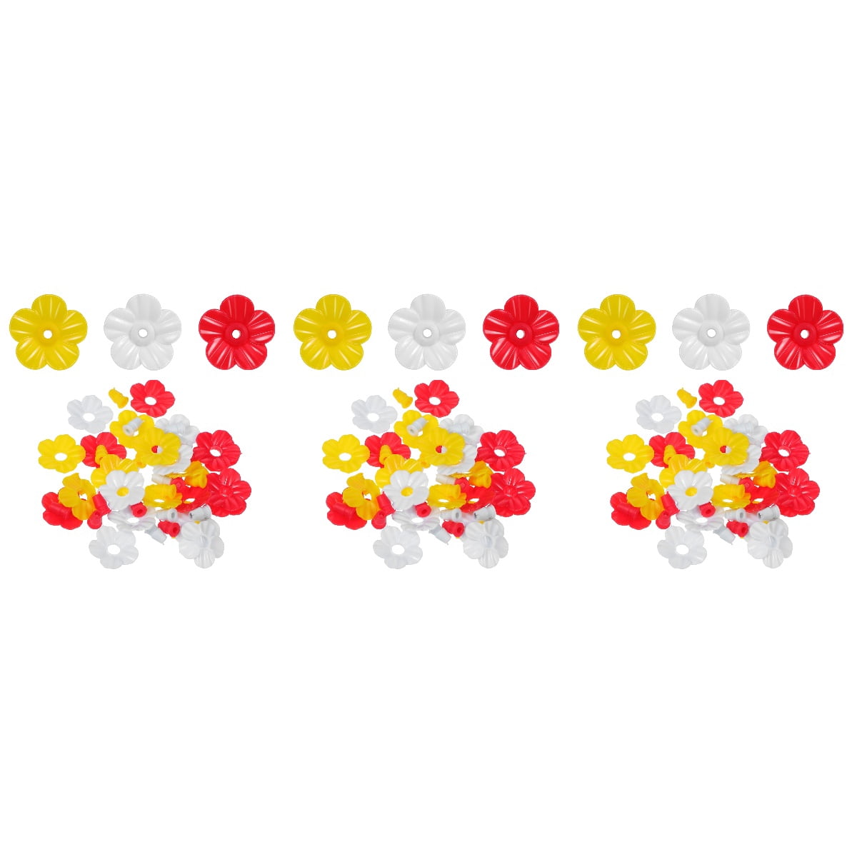 MLINS 72 Pcs Hummingbird Feeder Replacement Feeder Flowers Plastic ...