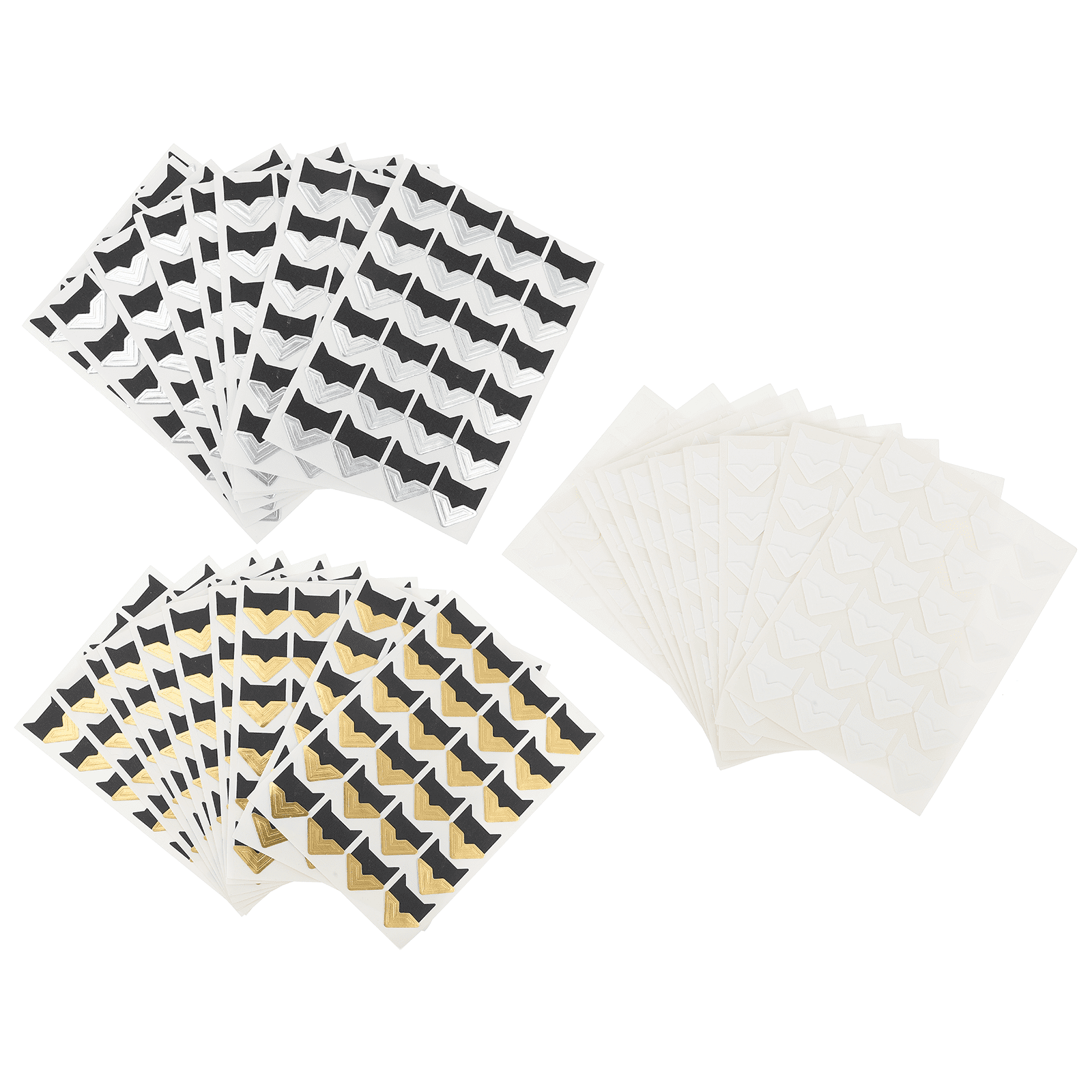 MLINS 720 Pcs Photo Album Self Adhesive Transparent Scrapbook Stickers ...