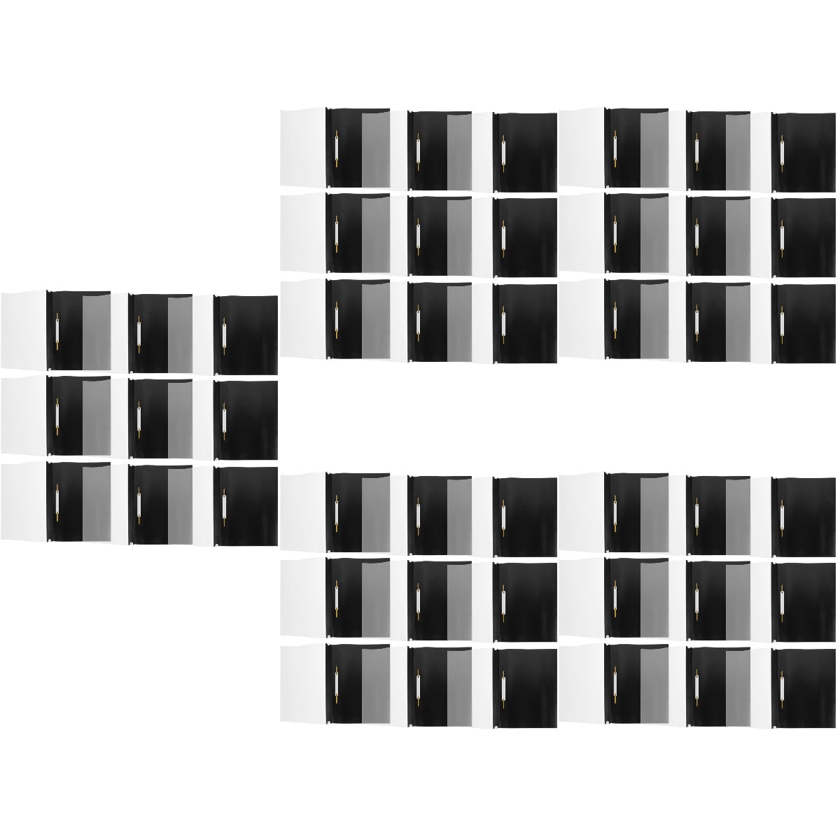 MLINS 75 pcs A4 Project File Folders Office Document Storage Organizers ...