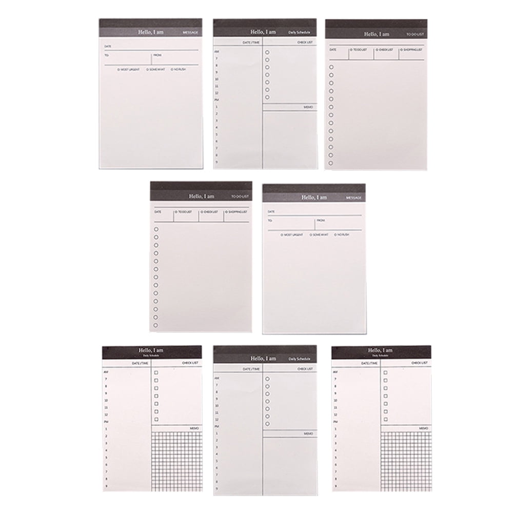 DINHEAROM Note Taking Pads Rectangular For Adults 8Pack - Walmart.com
