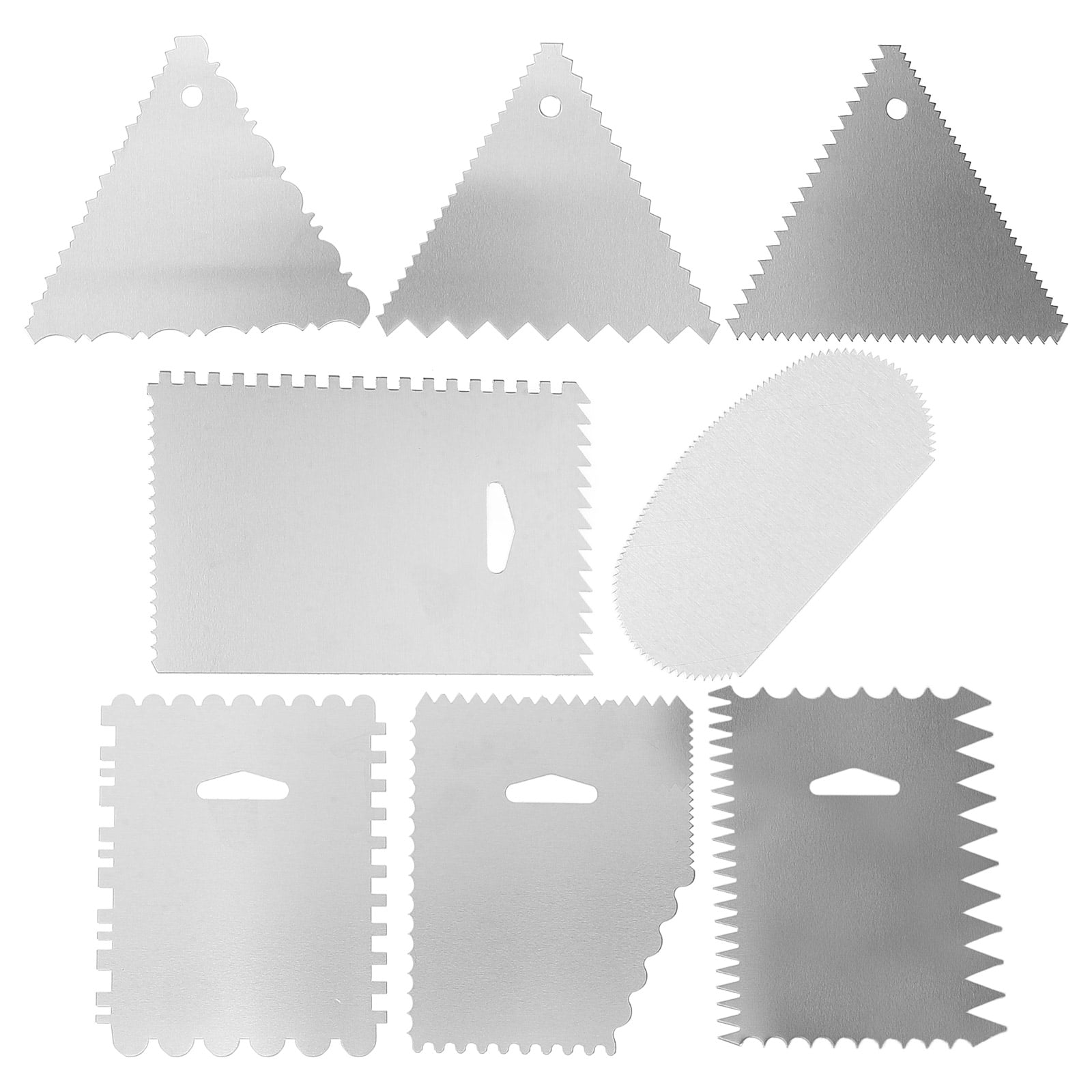 MLINS 8 PCS Cooking Cake Scraper Tool Cake Making Tool Long-lasting ...