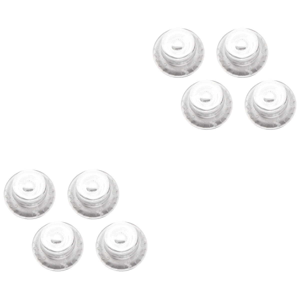 MLINS 8 PCS /Set Round Guitar Knobs Volume Tone Control Knobs Rotary Knobs Style Electric Guitar ...