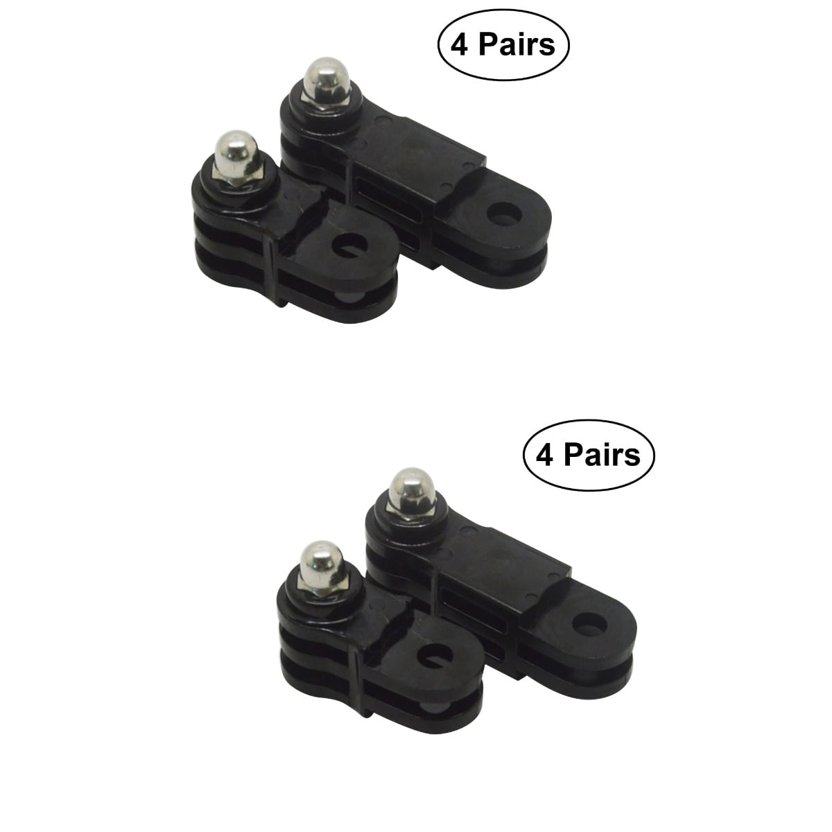 MLINS 8 Pairs Long and Short Adjust Arm Straight Joints Mount Same ...