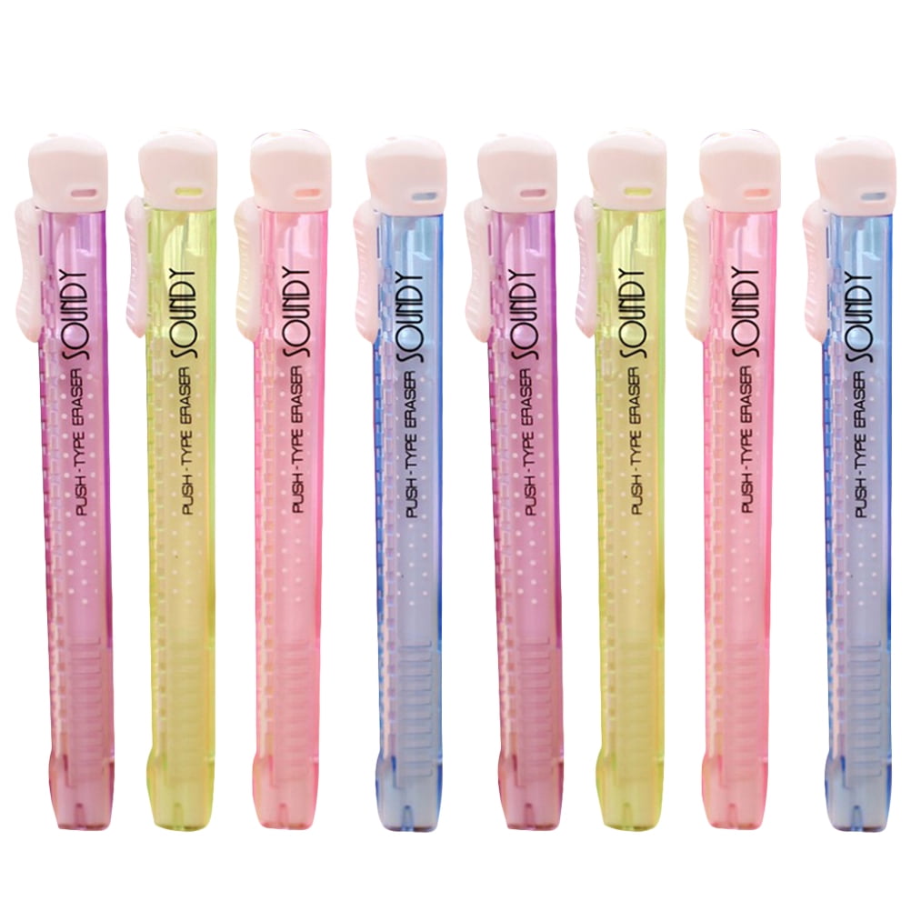 MLINS 8 Pcs Black Ink Pastel Highlighter Power Strip Lead Pencils ...