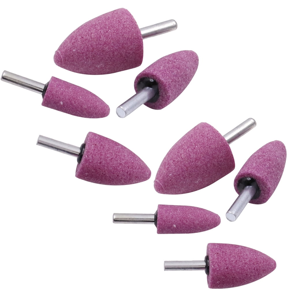 MLINS 8 Pcs Conical Grinding Wheel Grinding Head Non-rusting Tool 6.4x2 ...