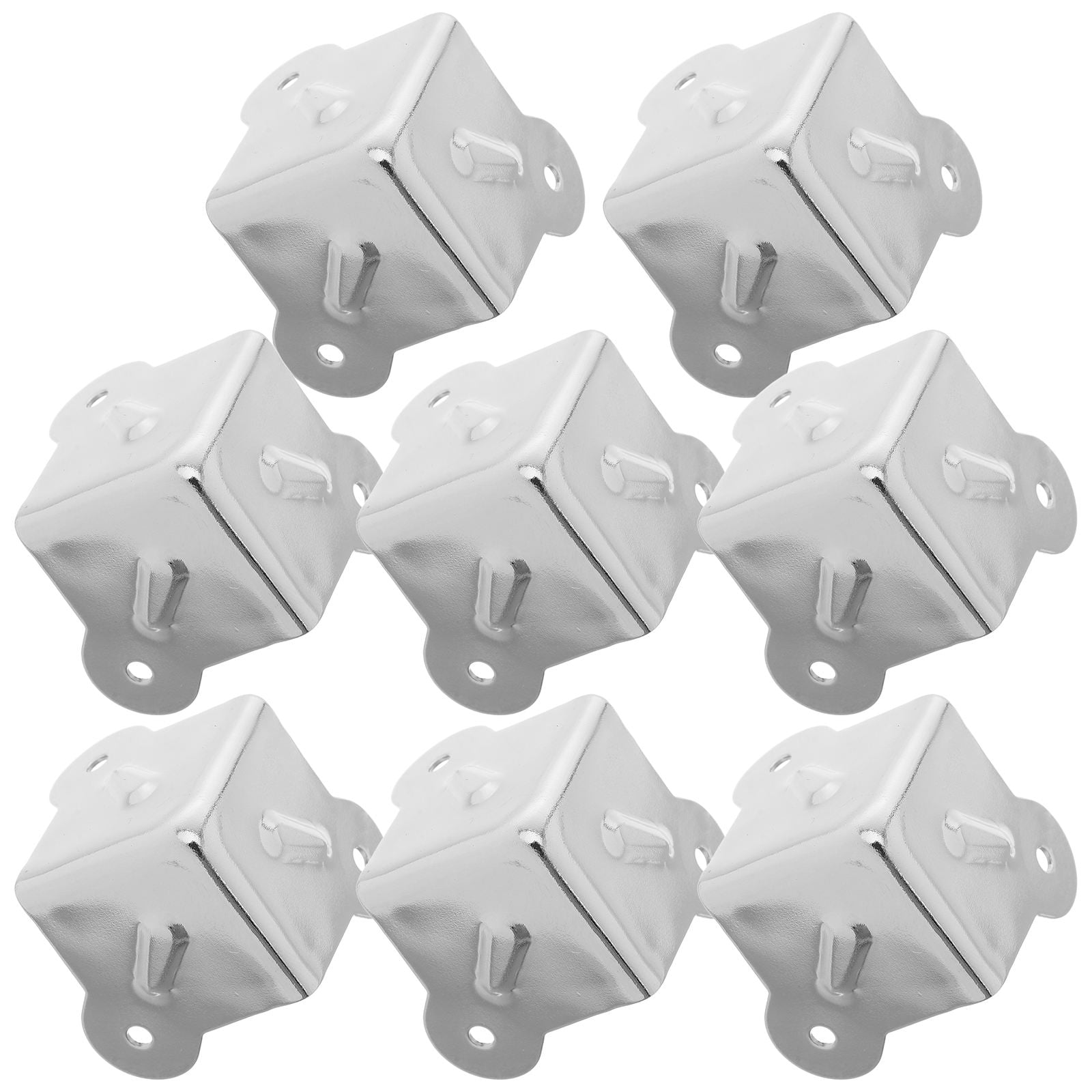 MLINS 8 Pcs Corner Protector for Furniture Metal Edge Guard Silver ...