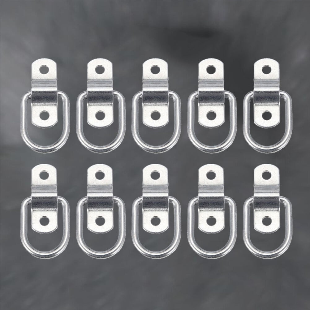 MLINS 8 Pcs D-type Pull Ring Stainless D-type Pull-on Rigging 6*4.7cm ...