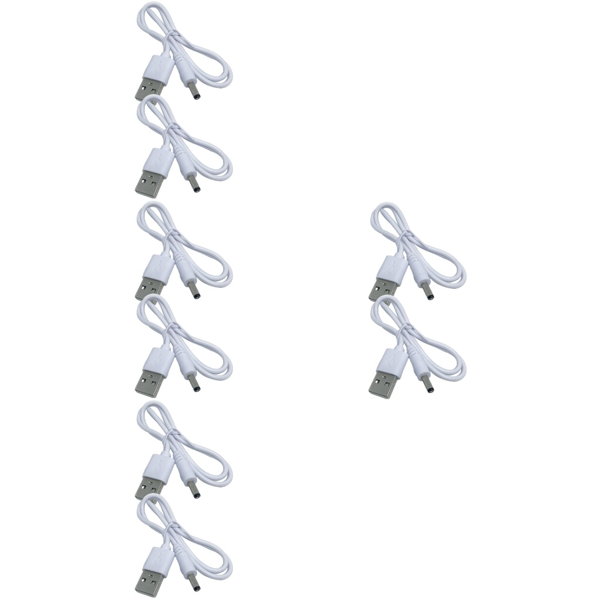 MLINS 8 Pcs DC Charging Cable USB To DC Cord USB Charger Cord 3.5 X 1 ...