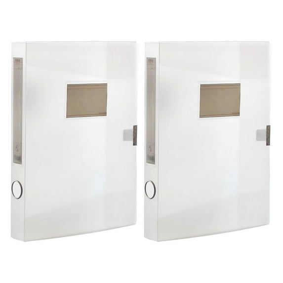 MLINS 8 Pcs File Storage Boxes Document Cases A4 File Box File Document ...