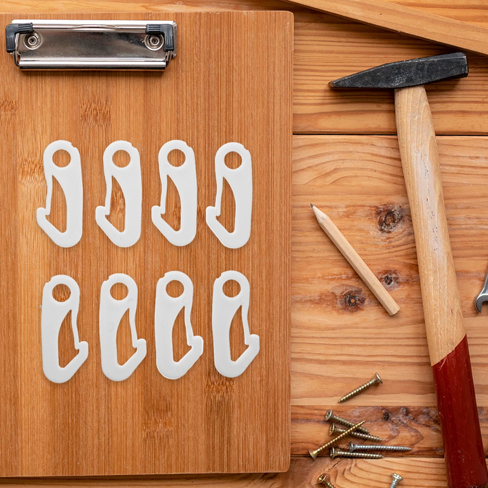 MLINS 8 Pcs Flag Pole Accessories Nylon Flag Clips Heavy Duty Flagpole ...