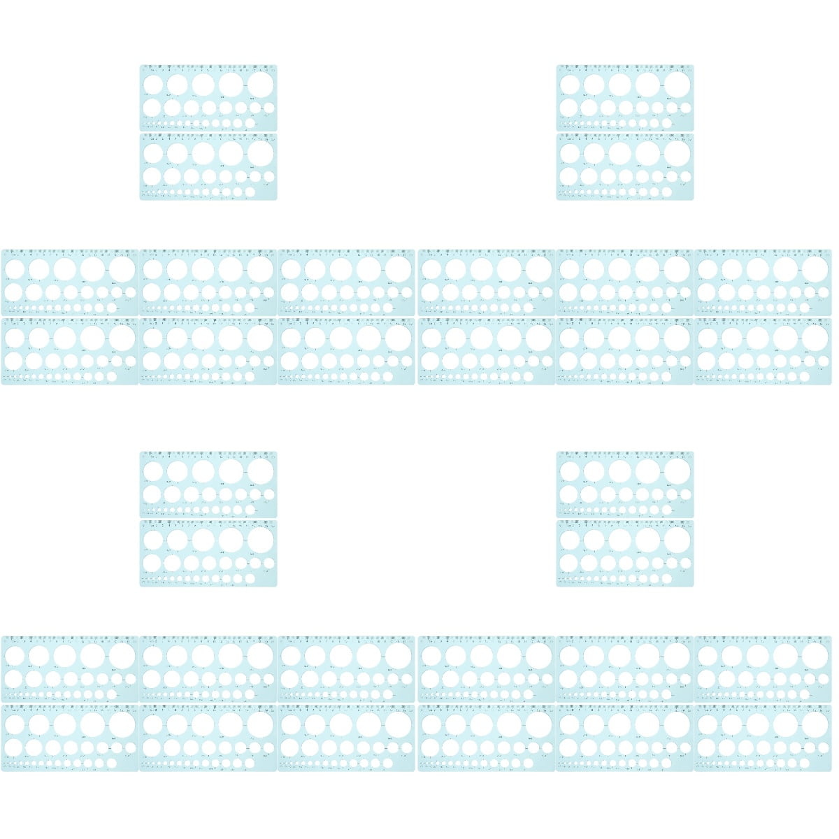 MLINS 8 Pcs Fruits Berry Measuring Device Fruits Measuring Ruler Tool ...