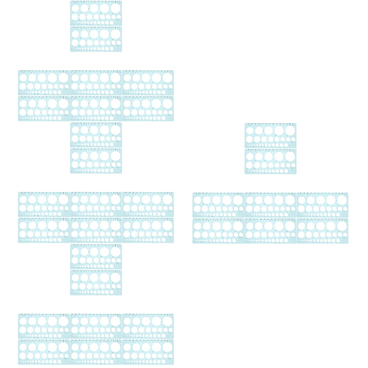 MLINS 8 Pcs Fruits Berry Measuring Device Fruits Measuring Ruler Tool ...