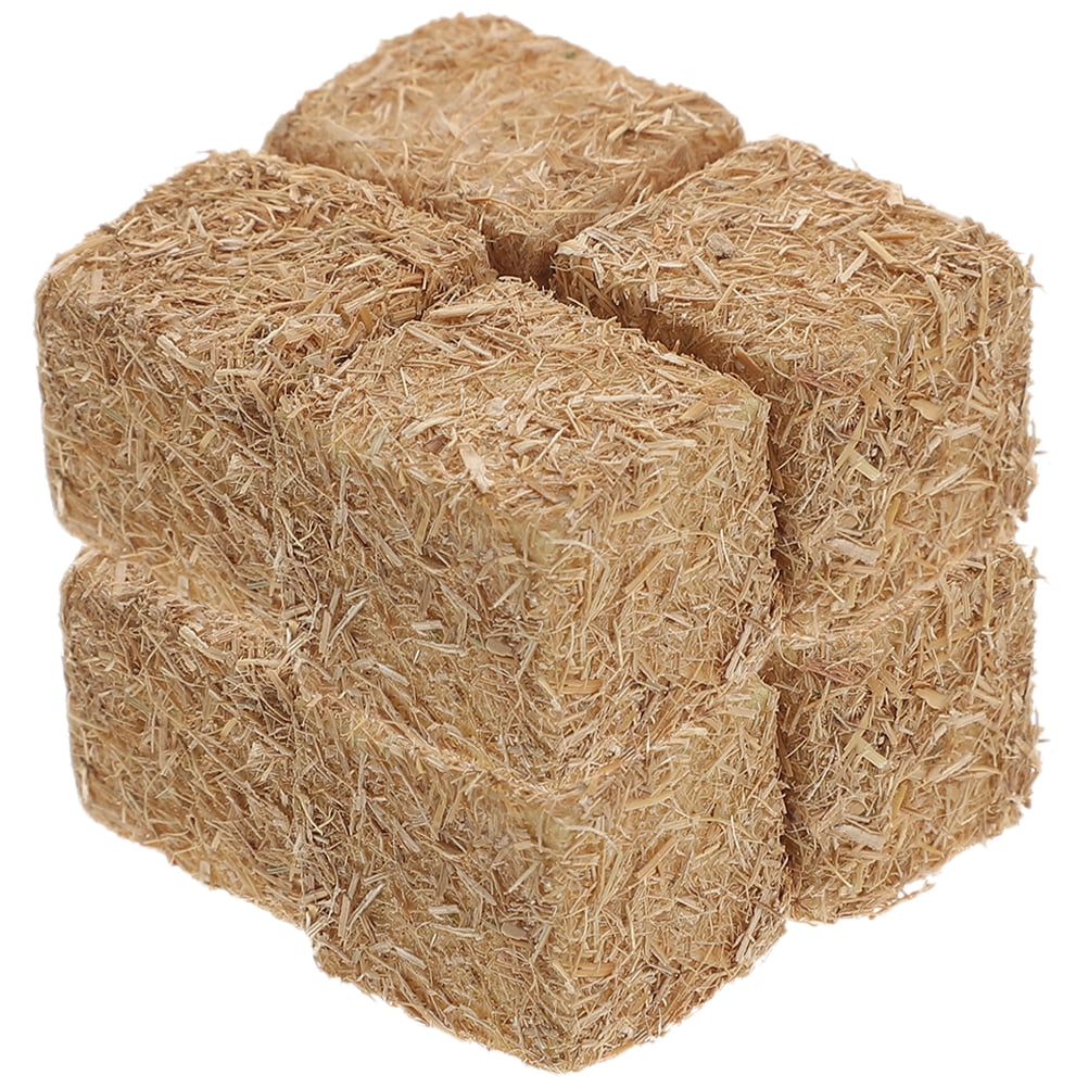 MLINS 8 Pcs Mini Cemetery Figurines Fake Hay Simulated Haystack Props ...