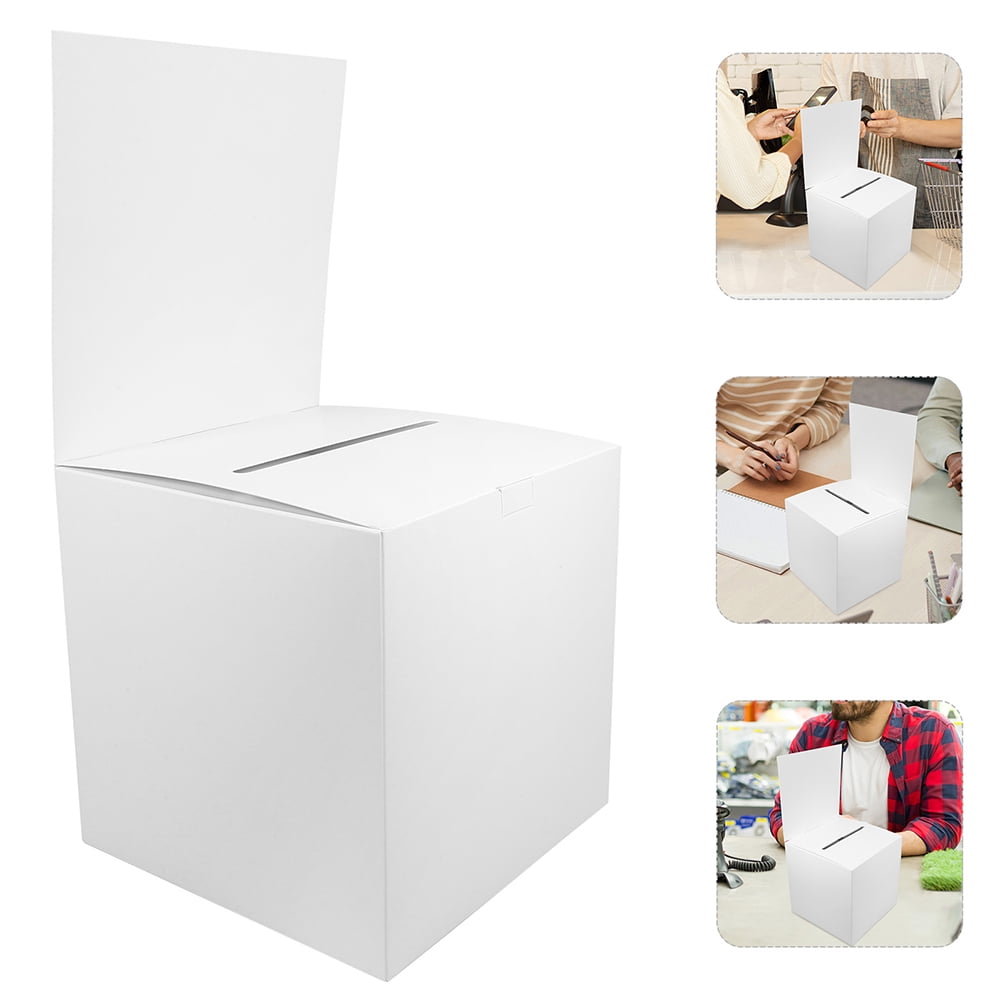 MLINS 8 Pcs Raffle Box Suggestion Prize Offering Donation Boxes Baby ...